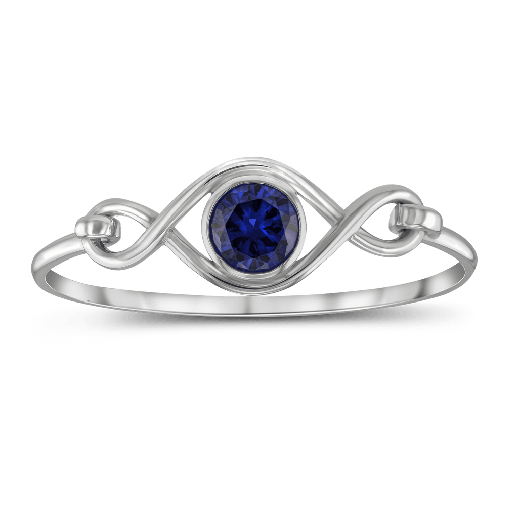 Solid Silver and Coloured CZ Hinged Bangle – Catherine Best