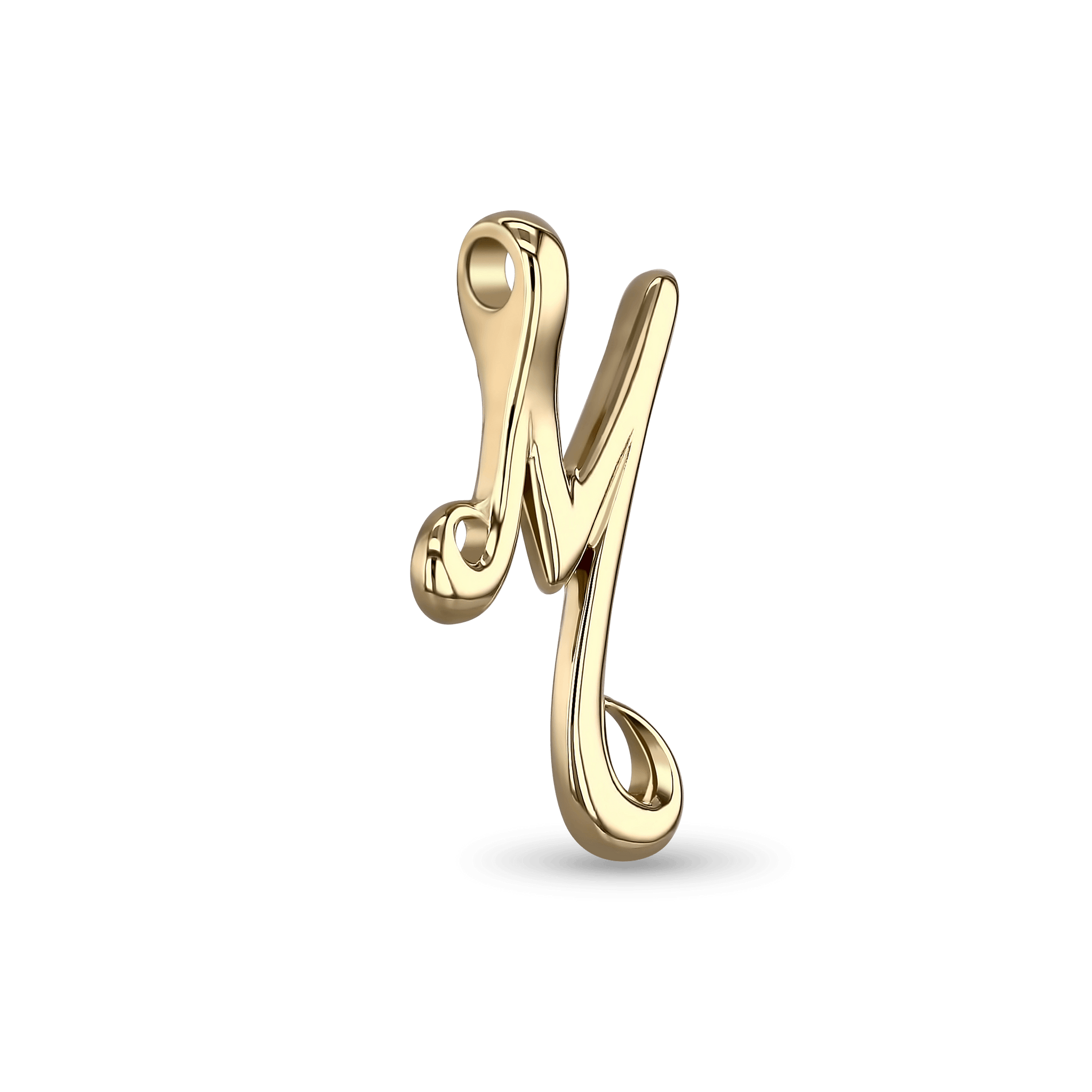 Initial M Love Letter Pendant In Gold or Silver - Catherine Best
