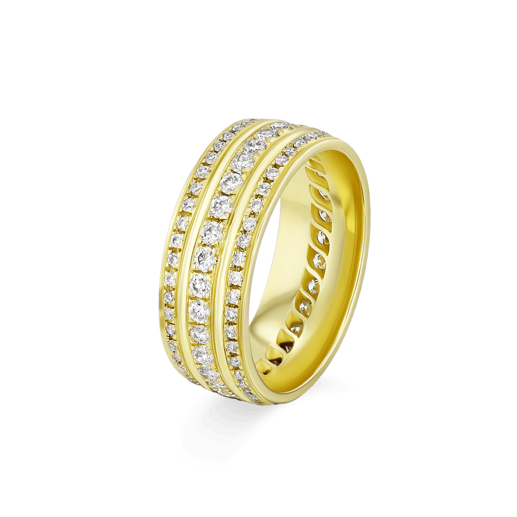 Eternal Diamond Platinum & Gold Eternity Ring - Catherine Best