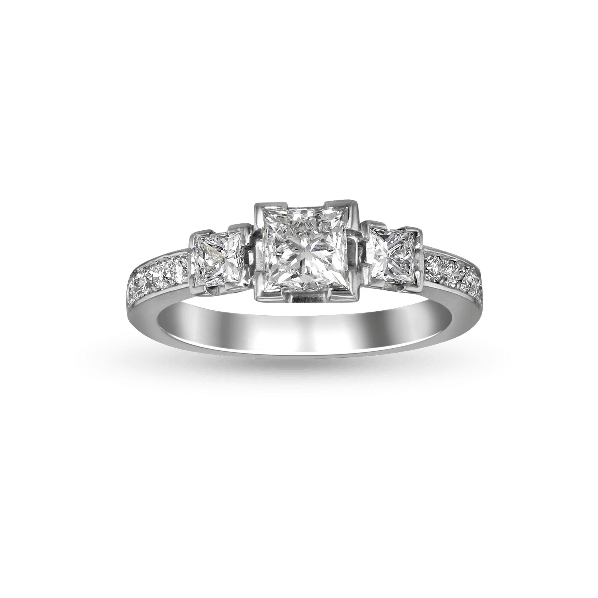Perfection diamond ring in platinum or 18ct gold – Catherine Best