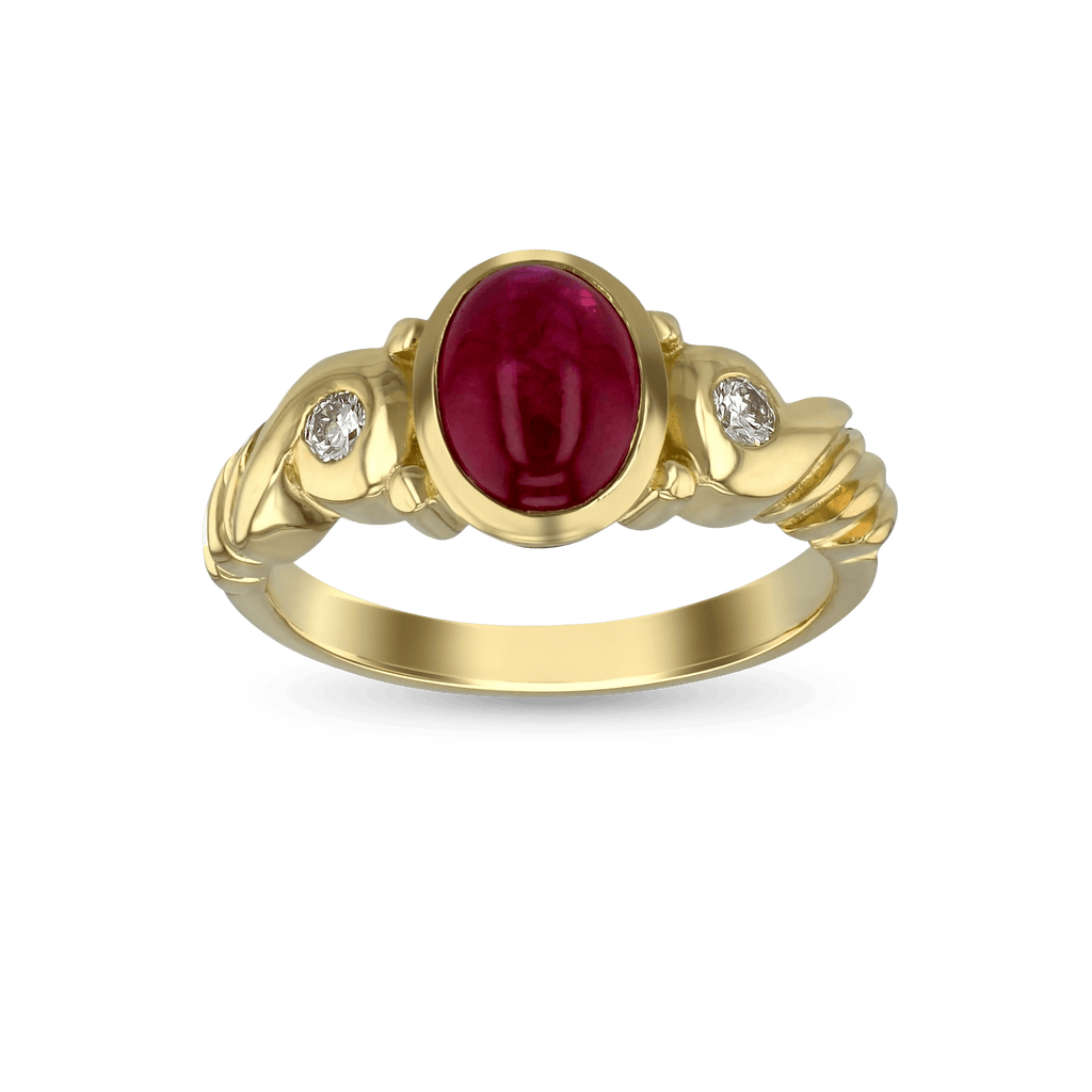 Timeless - Beautiful Ruby Ring In 18ct Gold – Catherine Best