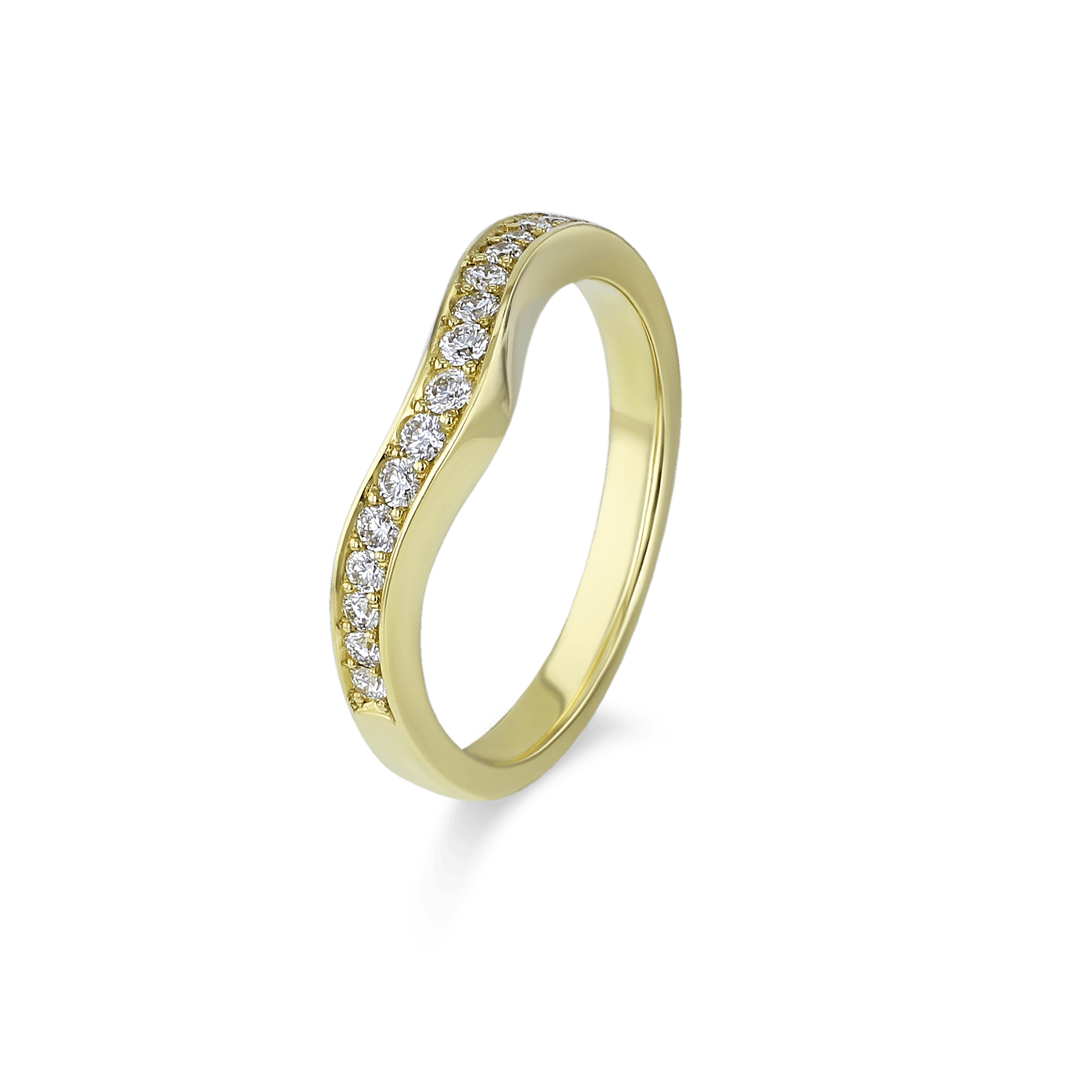 Starlight Ring - 18ct Gold Shaped Diamond Ring – Catherine Best